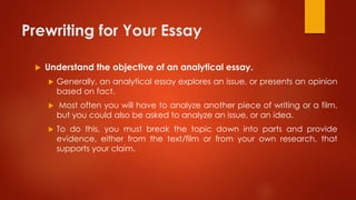Analytical essay | PPTX
