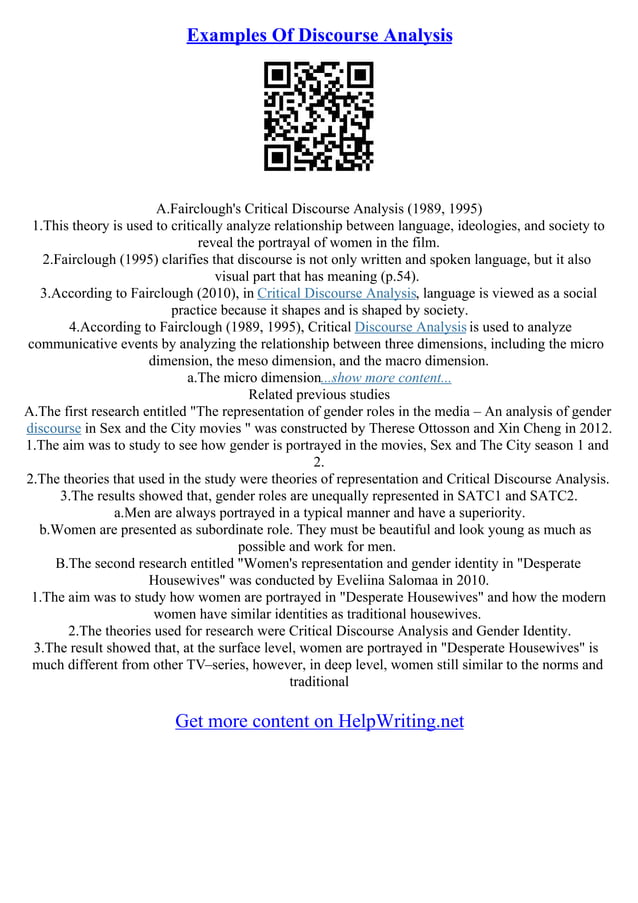 Analytical Essay Examples | PDF