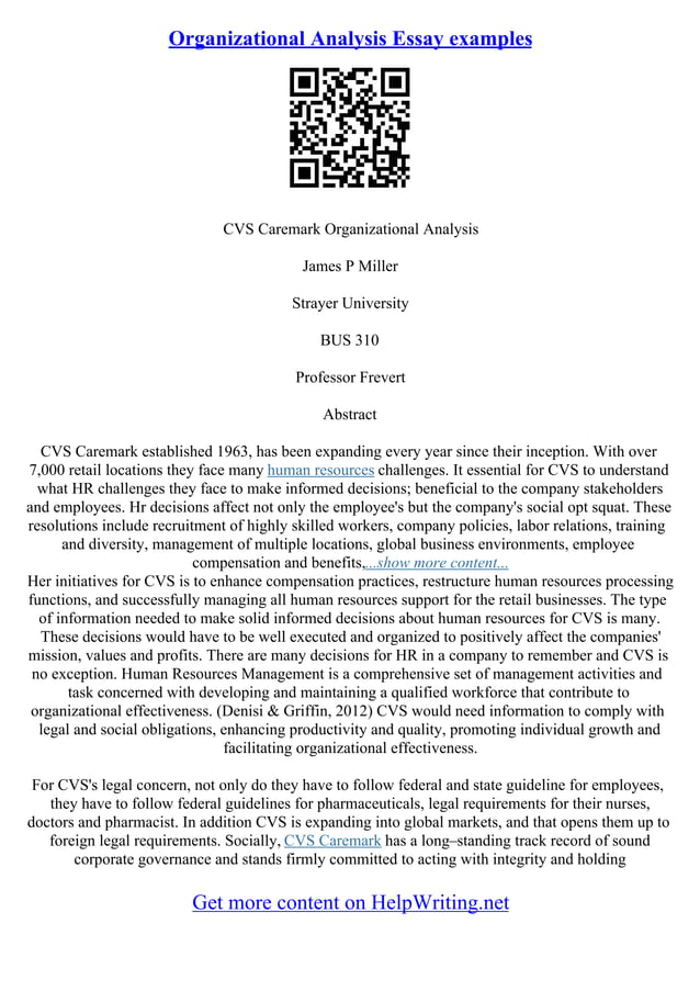 Analytical Essay Examples | PDF