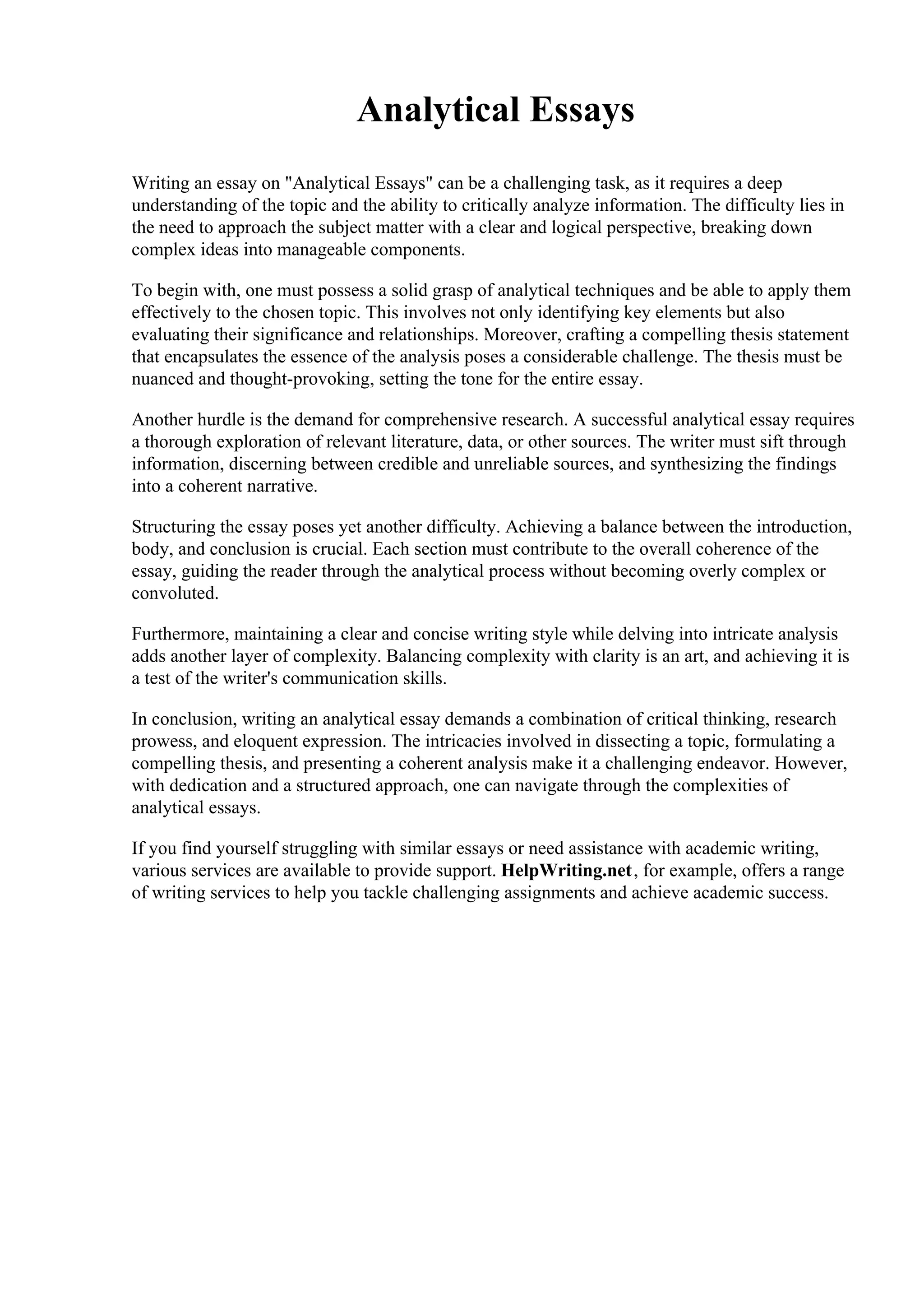 Analytical Essays.pdf