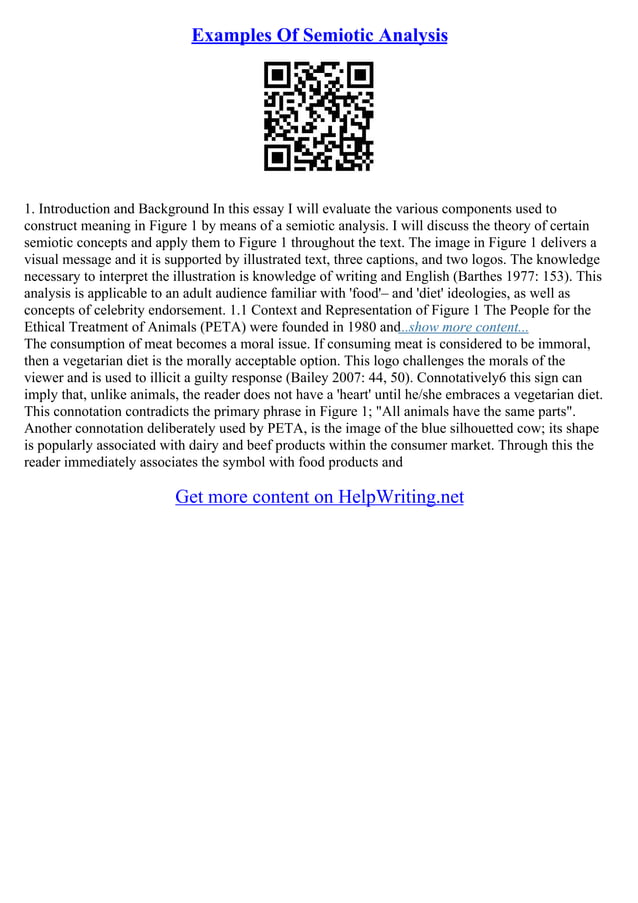 Analytical Essay Sample | PDF