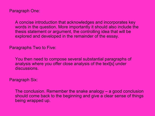 Analytical essay technique | PPT | Educational Assessment | Education