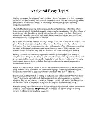 Analytical Essay Topics.pdf