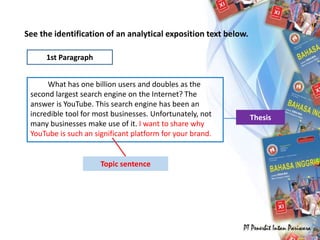 Analytical exposations text. | PPT