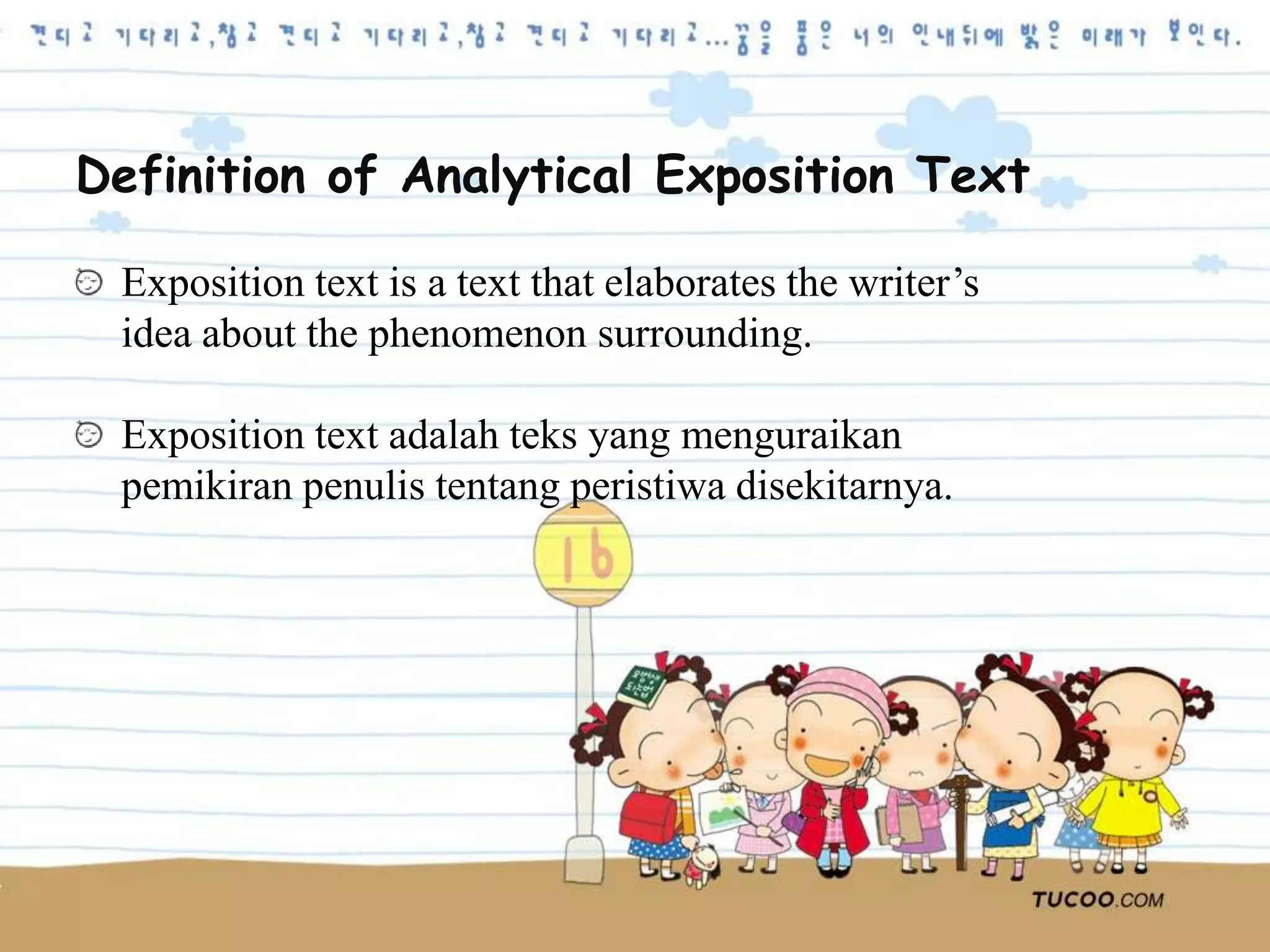 Analytical exposition text | PPTX