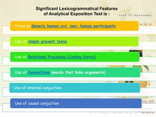 Analytical exposition text | PPTX
