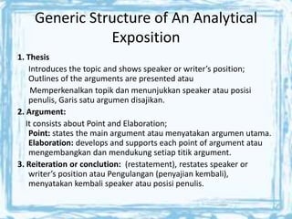 Analytical exposition text team 6 | PPT
