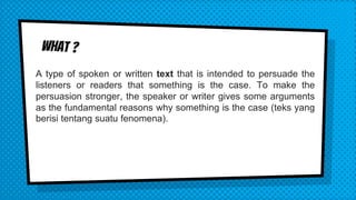 Analytical Exposition Text | PPTX