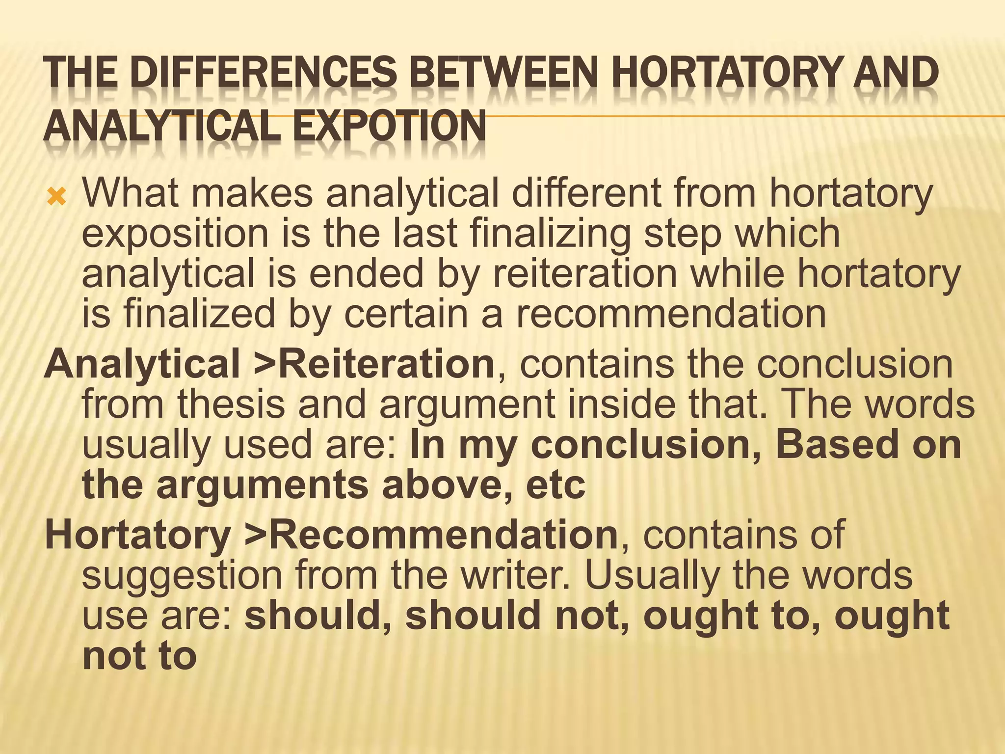 Analytical expositon text | PPTX