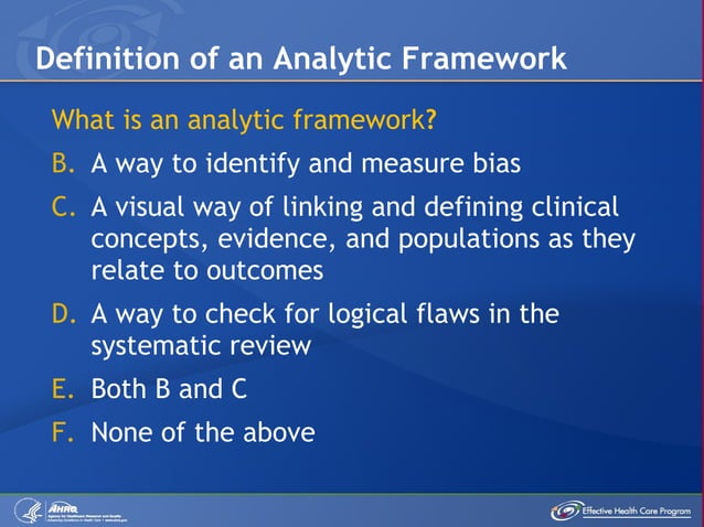Analytic Frameworks Quiz | PPT