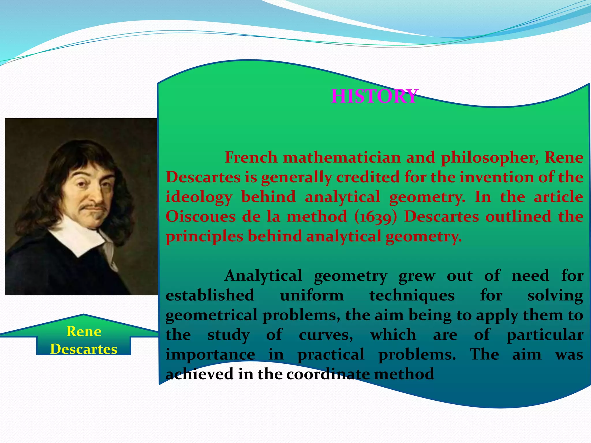 Analytical geometry | PPTX