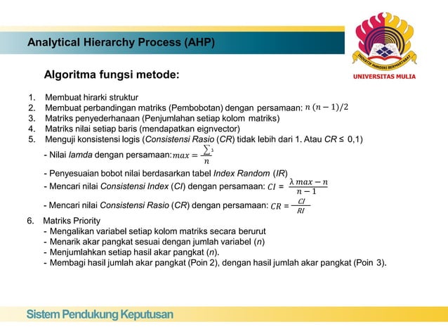 Analytical hierarcy process (AHP) | PDF