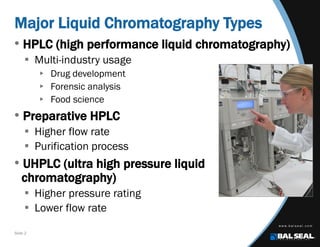 Optimizing Seal Design for Improved HPLC & UHPLC Pump Performance | PDF