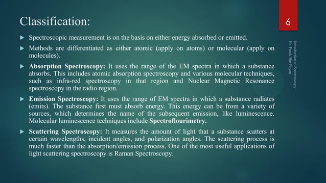 Introduction to Spectroscopy | PDF