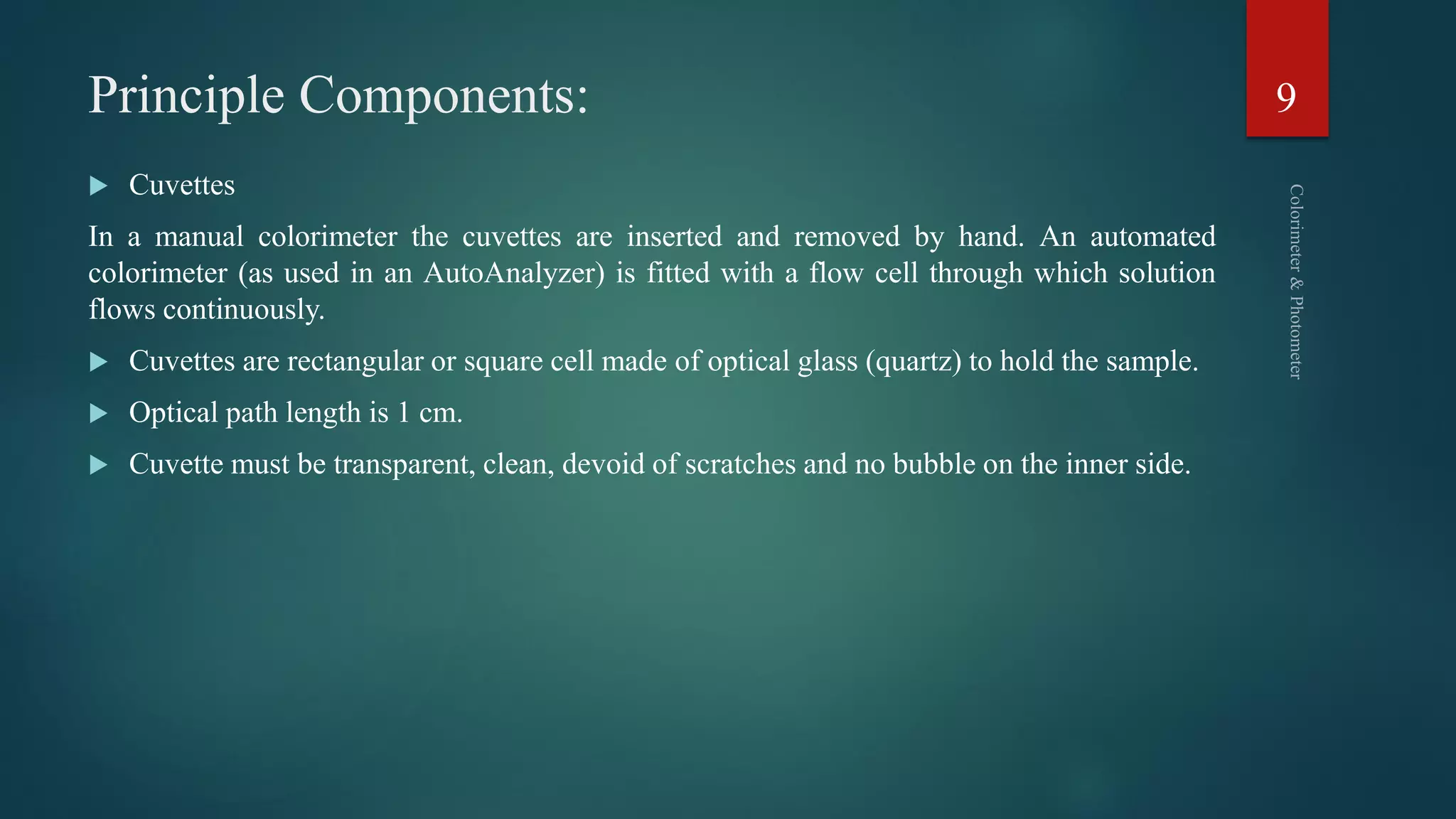 Colorimeter and Photometer | PDF