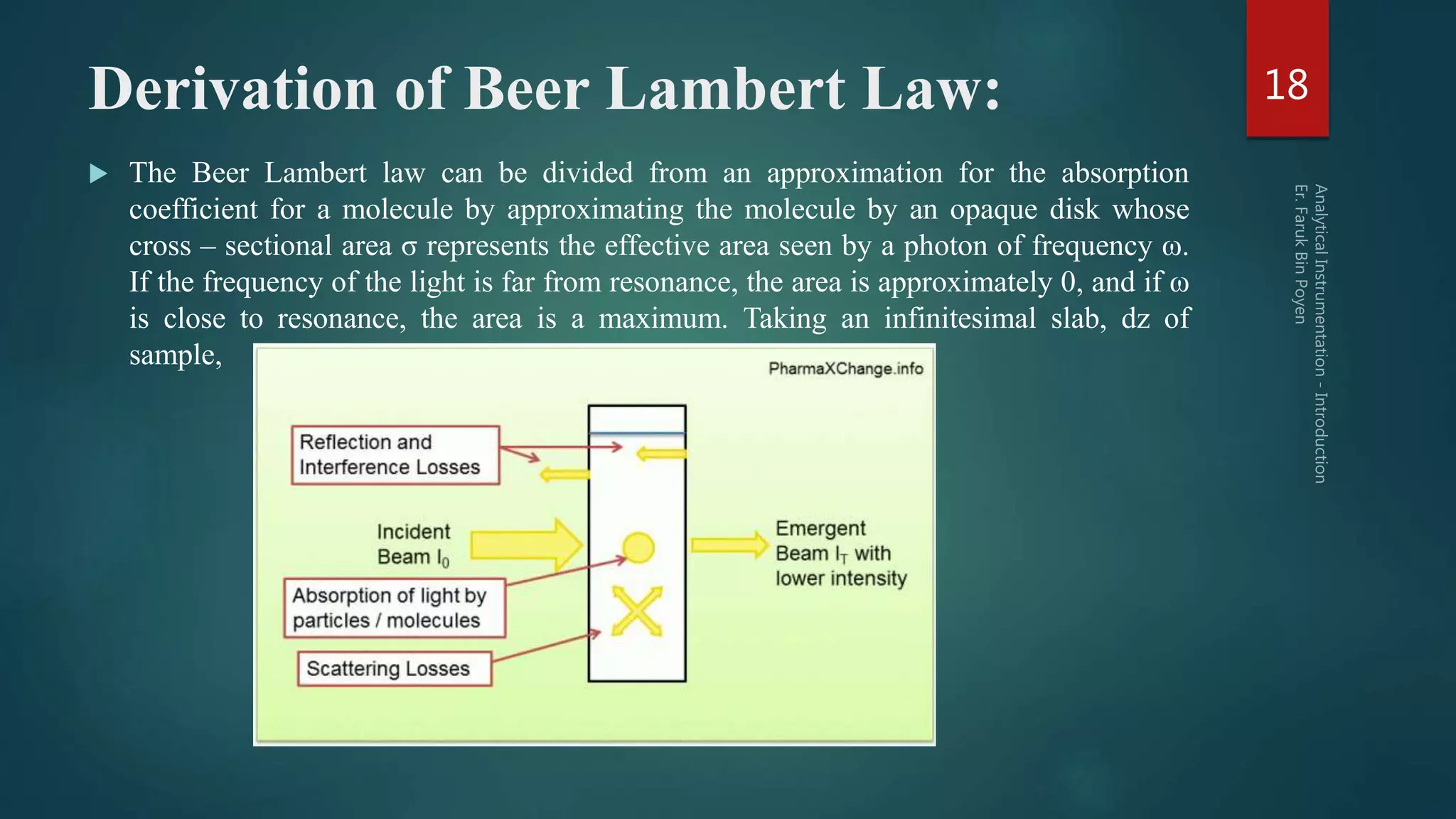 Analytical instrumentation introduction | PDF