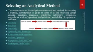 Analytical instrumentation introduction | PDF