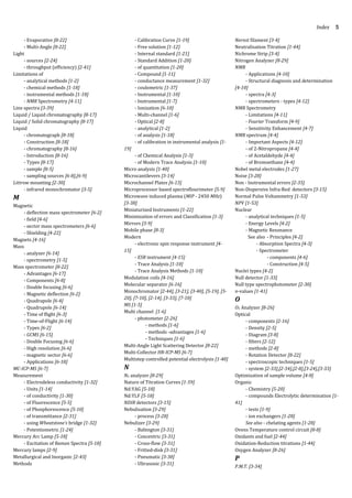 Analytical instrumentation 2015 contents | PDF