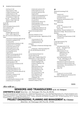 Analytical instrumentation 2015 contents | PDF