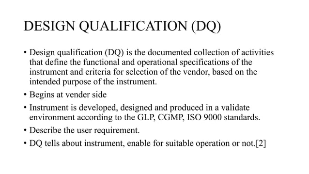 Analytical instrument qualification | PPTX
