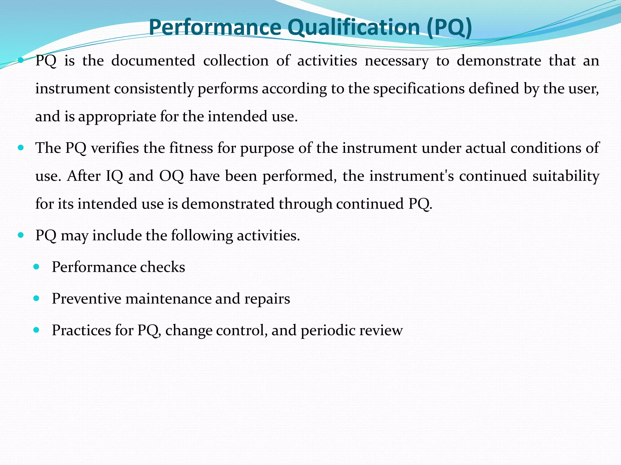 Analytical instrument qualification | PPTX