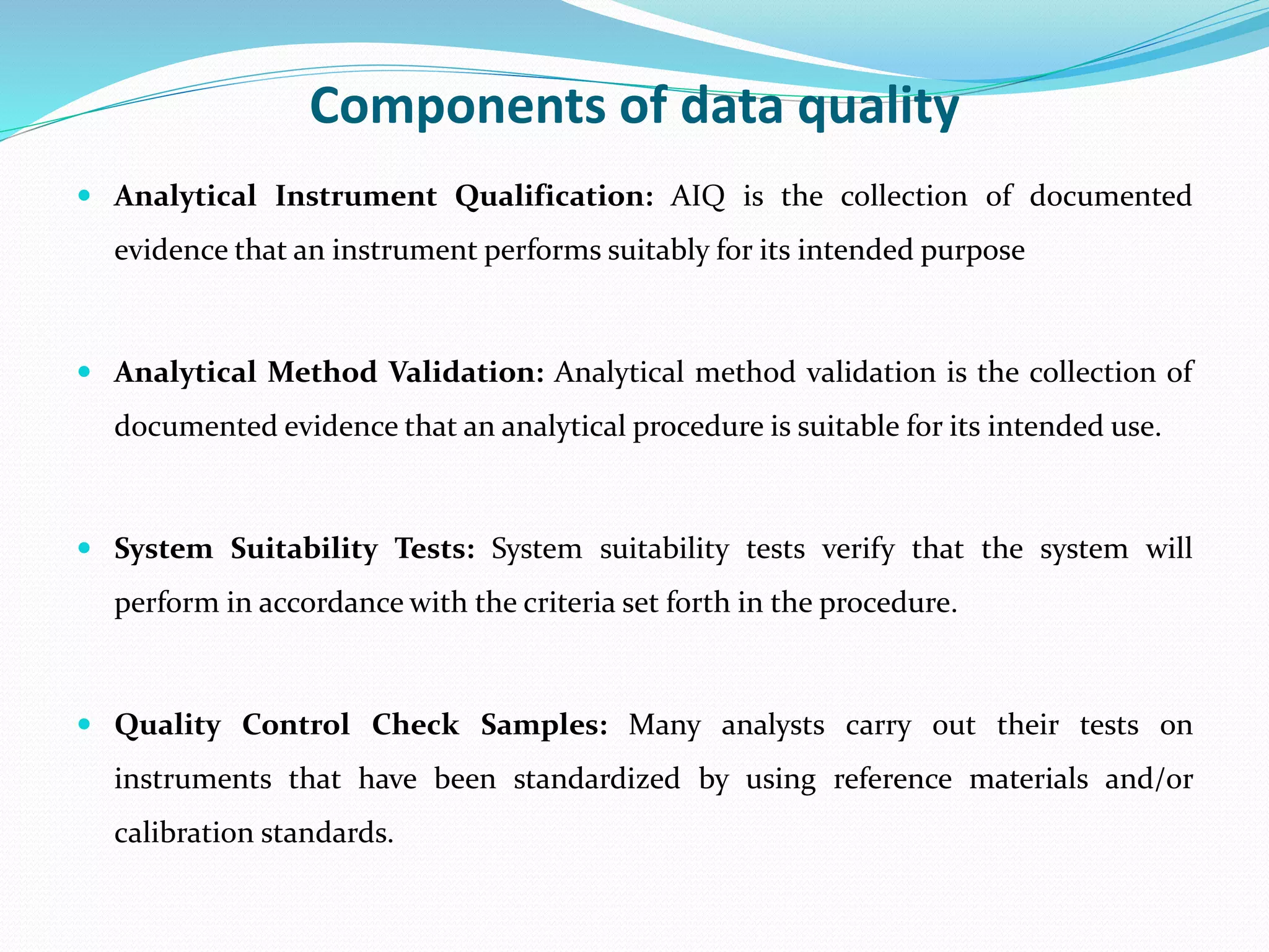 Analytical instrument qualification | PPTX