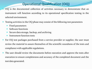 Analytical instrument qualification | PPTX