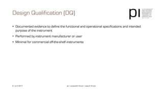 Analytical Instrument Qualification - USP chapter 1058 revision | PDF