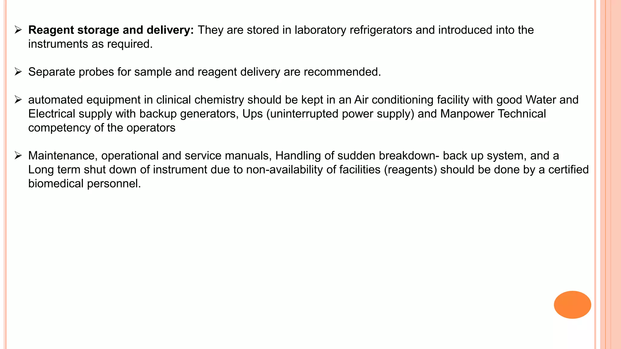 Analytical instruments in clinical chemistry, uses and maintenance | PPTX