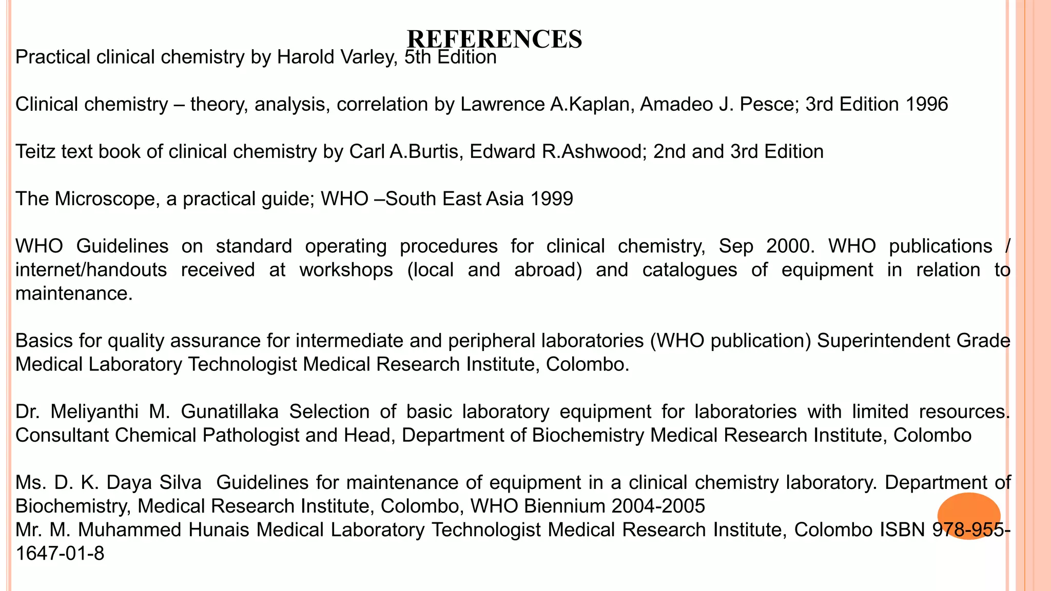 Analytical instruments in clinical chemistry, uses and maintenance | PPTX