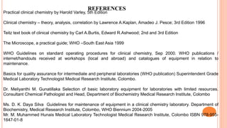 Analytical instruments in clinical chemistry, uses and maintenance | PPTX