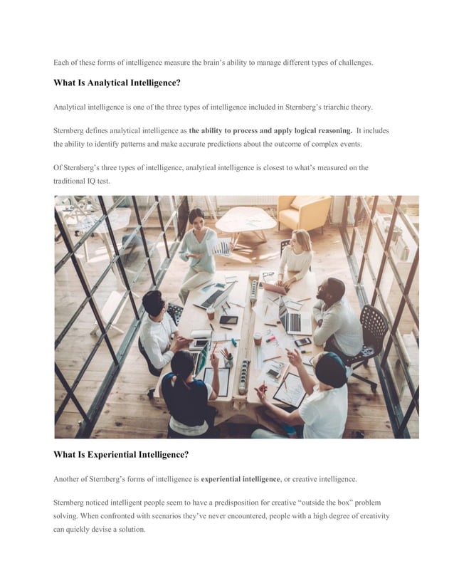 Analytical intelligence | PDF