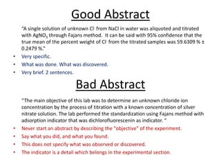 analytical chemistry lab report writing.pdf