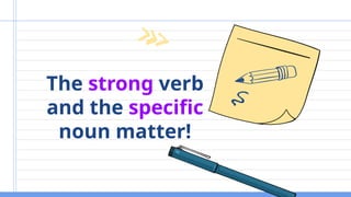 Analytical Language_ Specific Nouns and Strong Verbs.pptx
