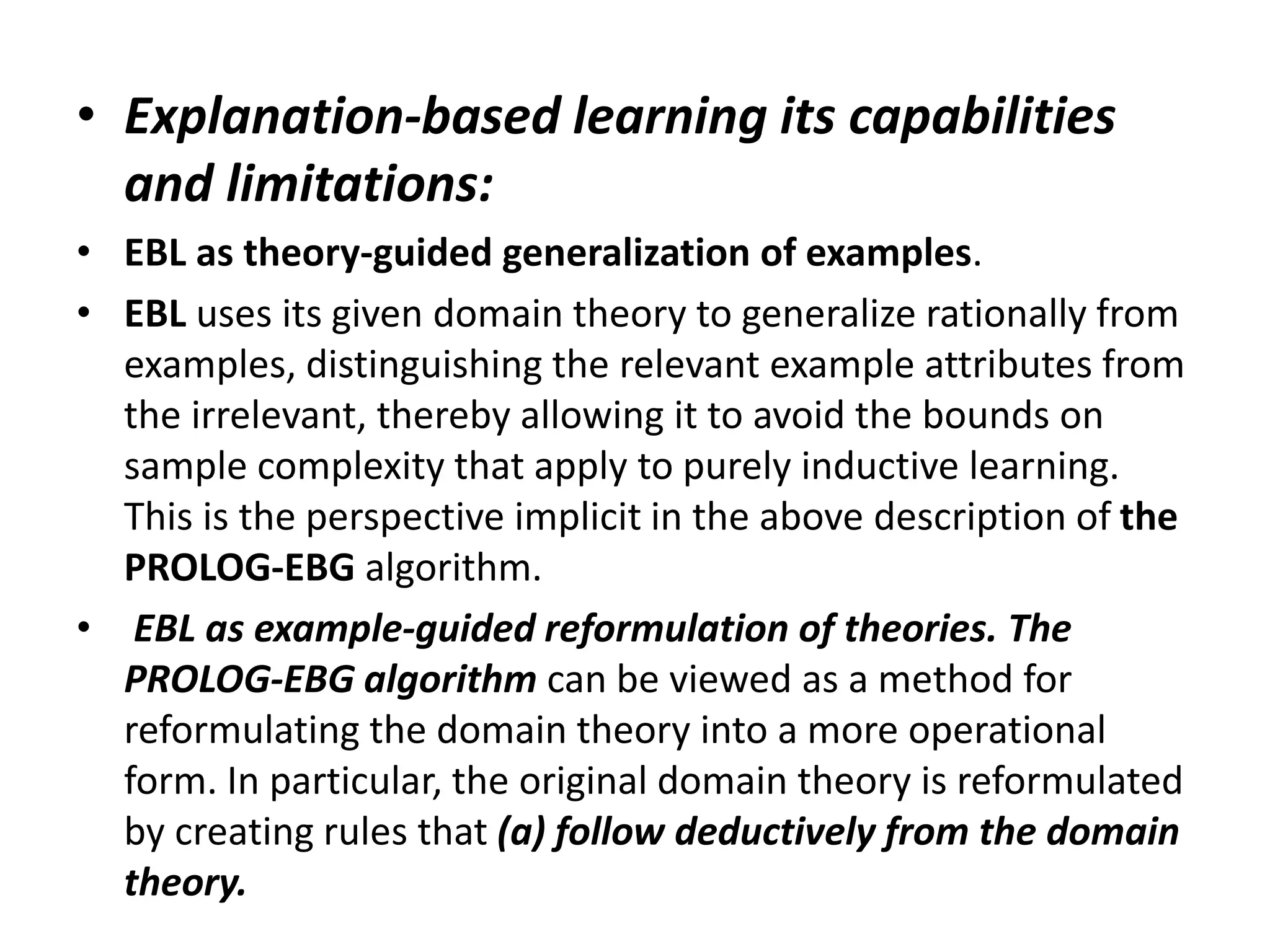 Analytical learning | PPTX | Programming Languages | Computing