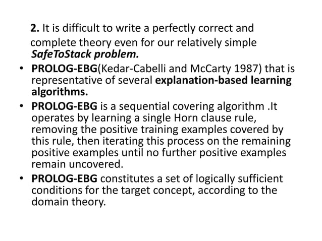 Analytical learning | PPTX | Programming Languages | Computing