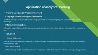 ANALYTICAL LEARNING IN MACHINE LEARNINGS | PPTX