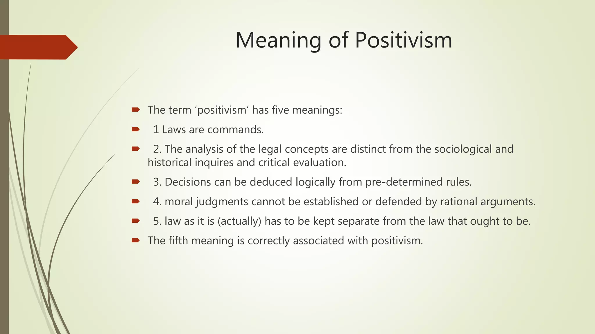Analytical legal positivism | PPTX