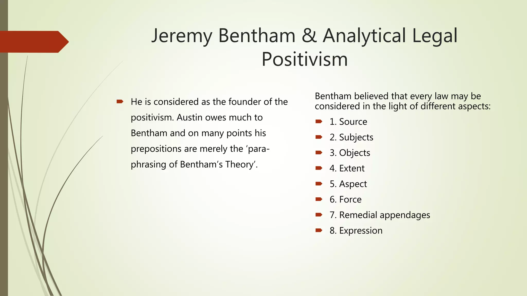 Positive Law or Analytical Legal Positivism | PPTX