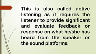 Analytical listening. Grade 10 Topicpptx | PPTX