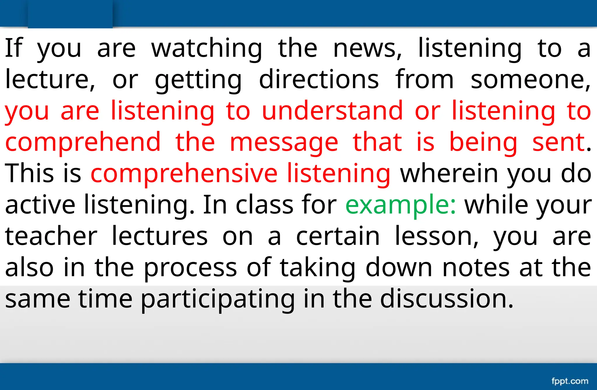 ANALYTICAL LISTENING POWERPOINT PRESENTATION | PPTX