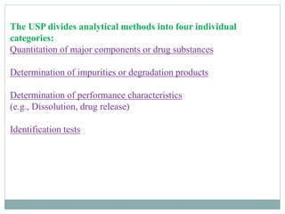 Analytical method developement | PPTX