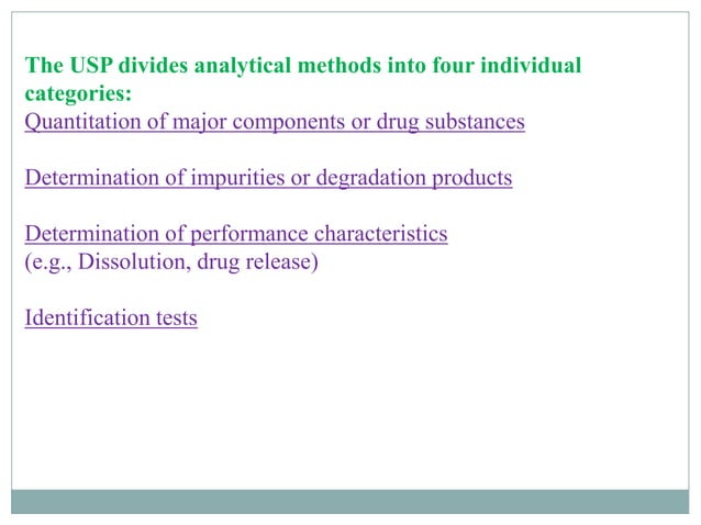 Analytical method developement | PPTX