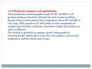 Analytical method developement | PPTX