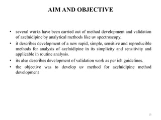 Analytical method development and validation | PPTX