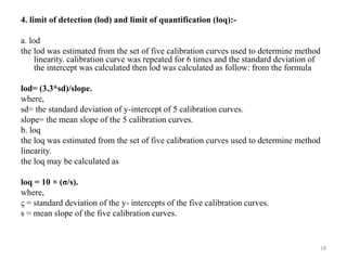 Analytical method development and validation | PPTX