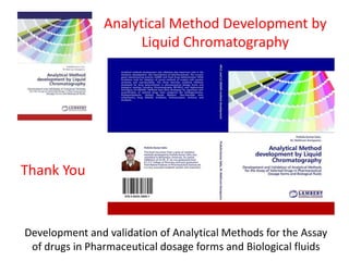 Analytical method development by liquid chromatography | PPTX