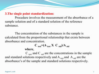 Analytical method development,validation by uv spectroscopy | PPTX