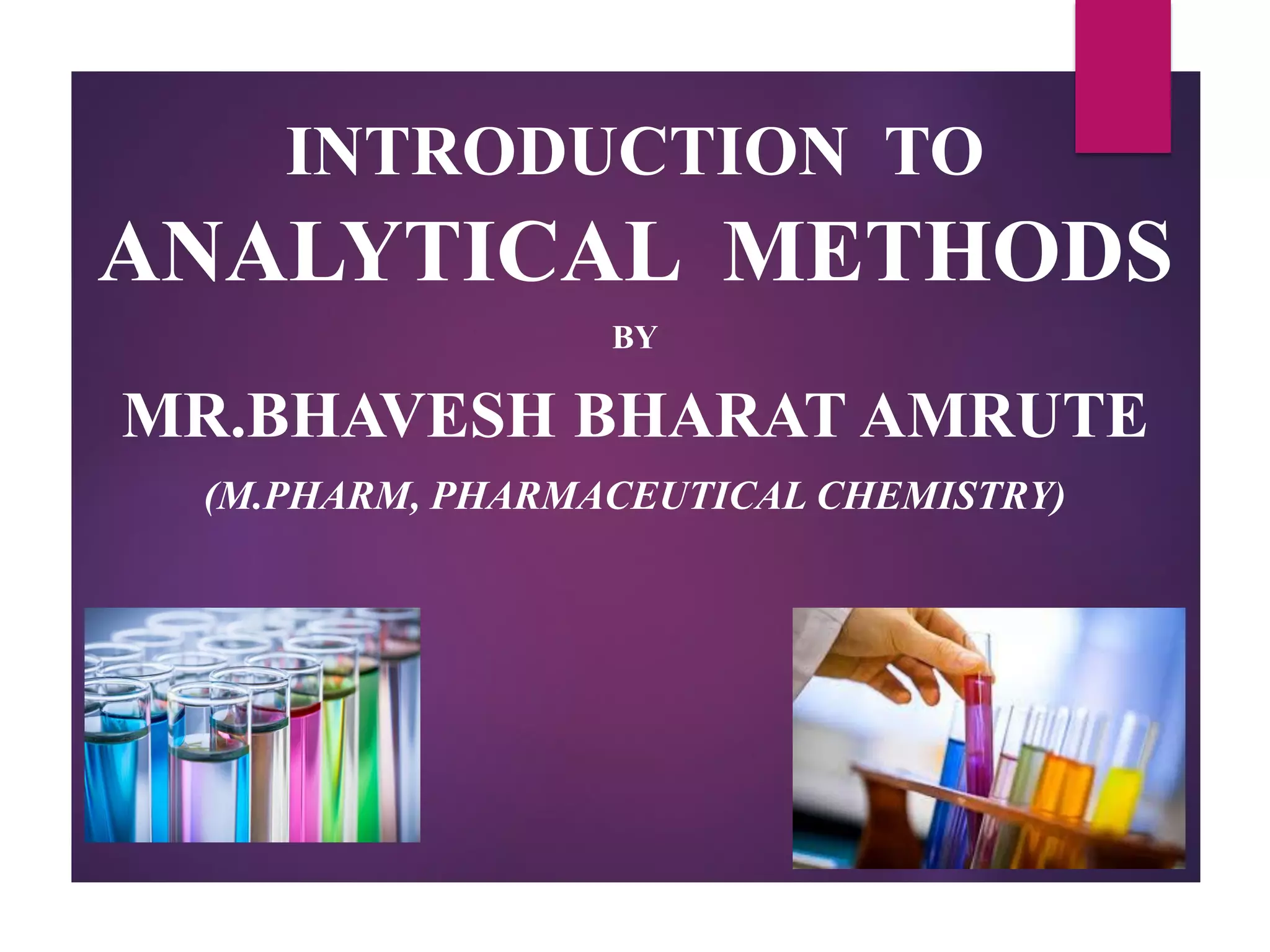 ANALYTICAL METHODS | PDF