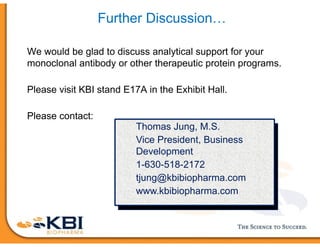 Analytical methods for therapeutic antibody characterization ...